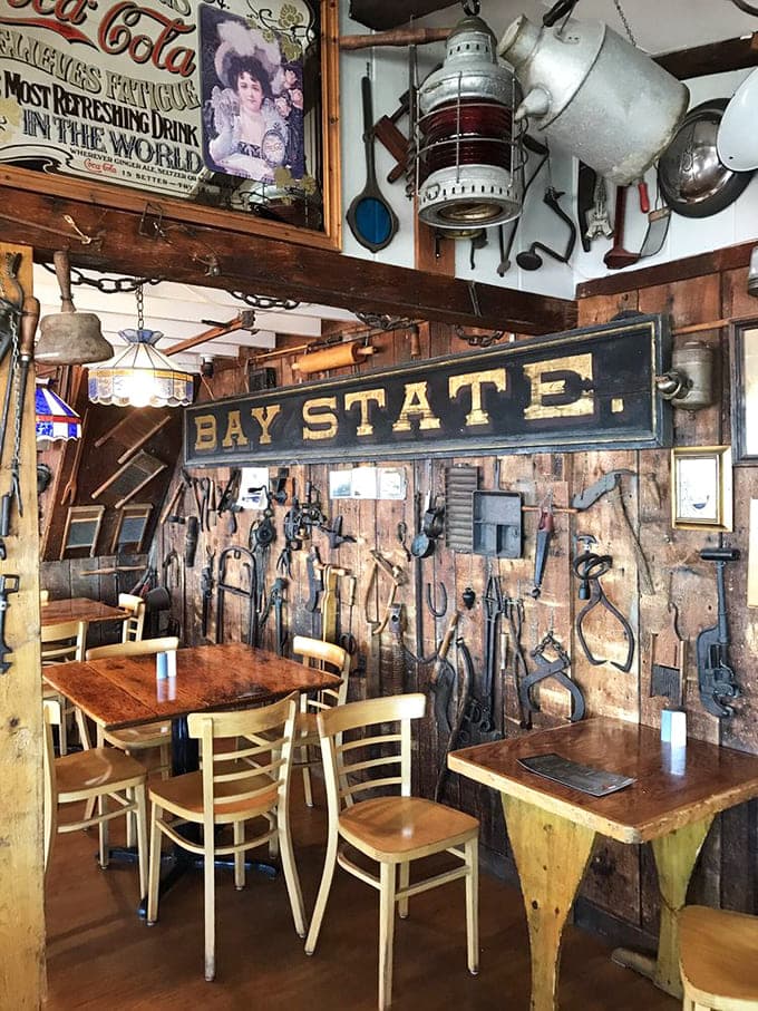 Dining room windows frame the Atlantic like nature's own artwork, making every meal a feast for eyes and stomach alike.