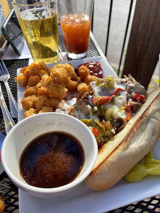 The Hot Chicago Beef Sandwich brings Windy City flavor to the Land of 10,000 Lakes, dripping with juice and loaded with peppers.