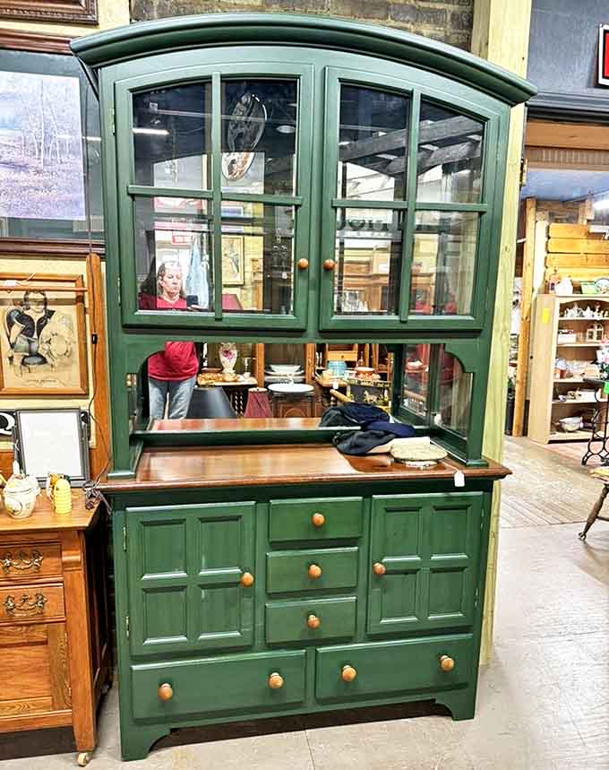 This forest-green beauty wasn't built for a disposable world &ndash; it was crafted for generations of family dinners and holiday displays.