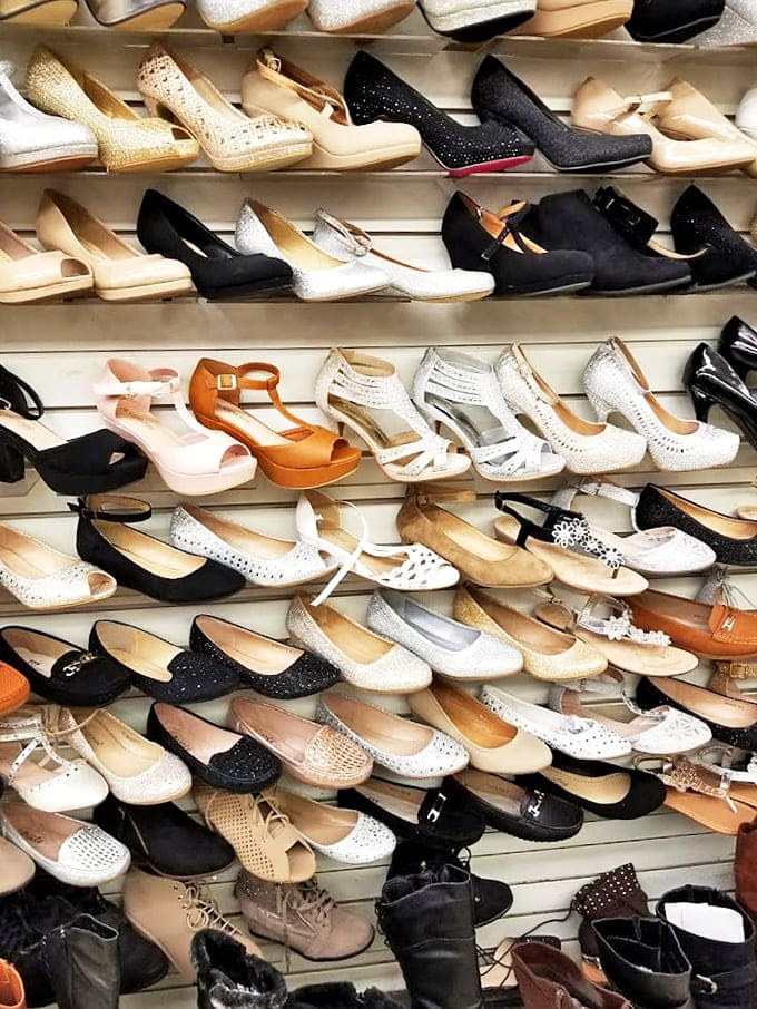 The Cinderella section, where every shoe tells a story &ndash; though most tales involve comfort rather than glass slippers and midnight deadlines.