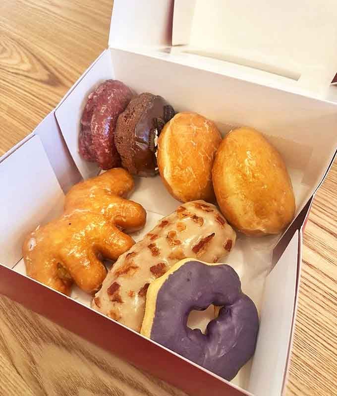 A box of assorted pastries presents a choose-your-own-adventure of flavors, shapes, and textures &ndash; the perfect portable party for any occasion.