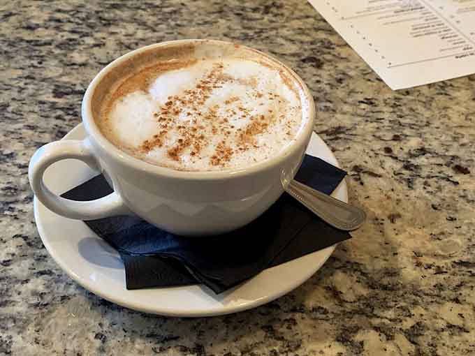 Their cappuccino isn't just coffee, it's a warm embrace in a cup – the perfect companion to those cookies you're already planning to order.