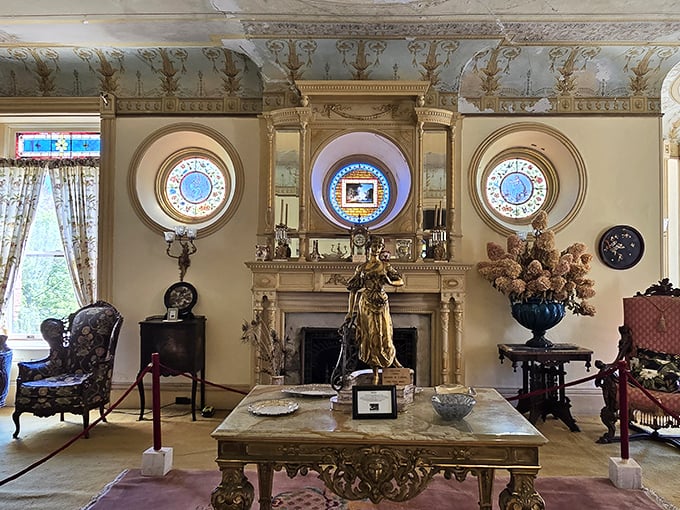 Ornate interior details showcase the Victorian love of decoration &ndash; every surface an opportunity for artistry and expression.