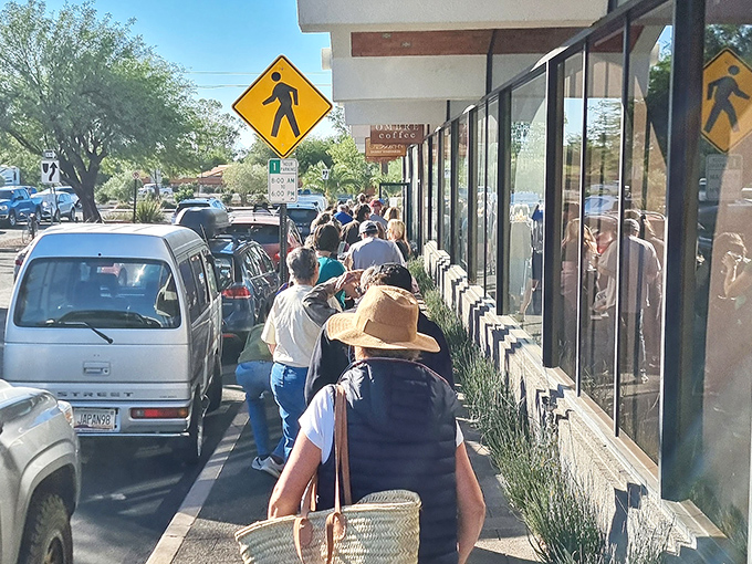The line outside isn't just people waiting for bread &ndash; it's a community forming, a shared ritual that's become part of Tucson's fabric.