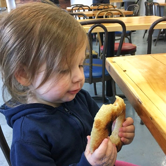 Even the youngest customers know good food when they taste it &ndash; that look of concentration says everything about Rover's quality.