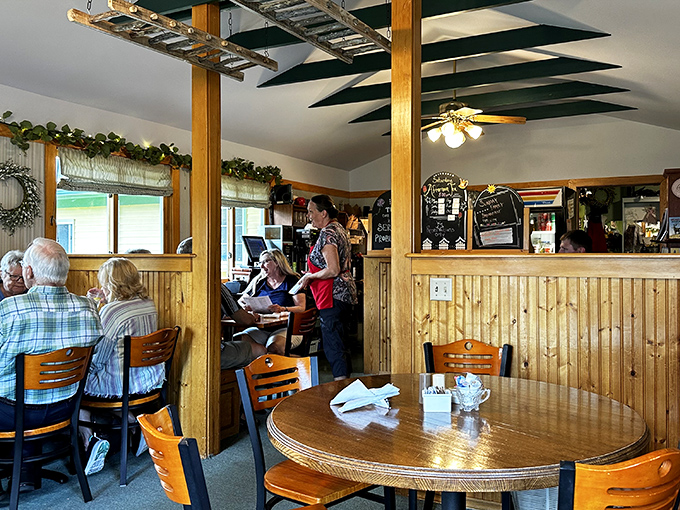 The gentle hum of conversation fills wooden-paneled dining rooms where regulars and first-timers share in the communal joy of good food.