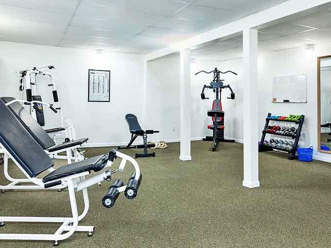 Keep your vacation fitness goals intact at this well-equipped gym, because even in paradise, those s'mores calories don't burn themselves.