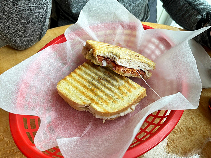 Grilled to golden perfection, this panini showcases the magic that happens when quality ingredients meet heat and pressure.