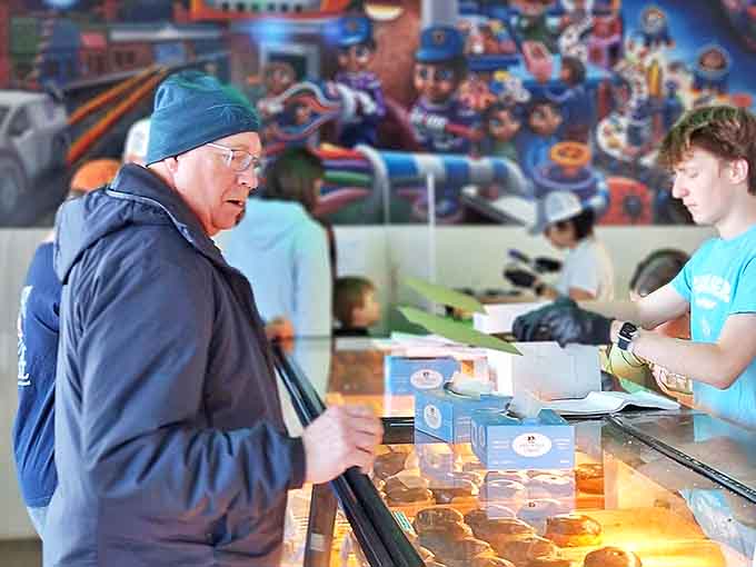 The daily ritual unfolds as customers make their selections &ndash; each transaction a step closer to sold-out status that happens with remarkable regularity.