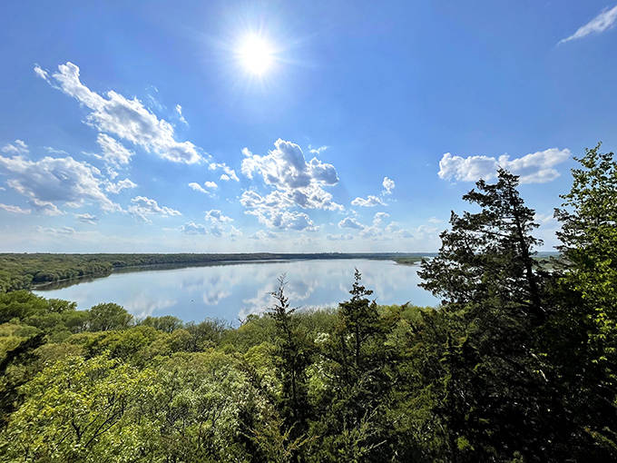 The vast expanse of water mirrors the sky so perfectly, you'll question which way is up &ndash; existential crisis optional.