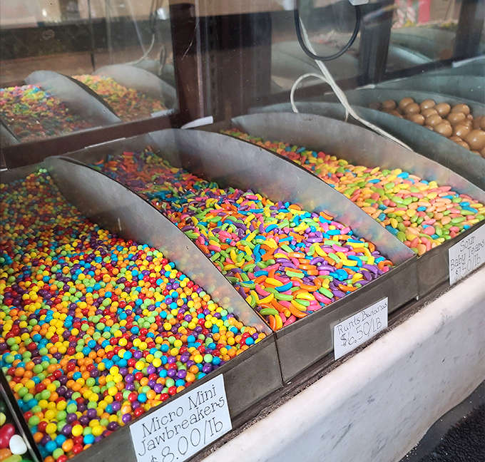 The rainbow array of sprinkles and candies isn't just for decoration &ndash; it's a choose-your-own-adventure of sweetness where every combination tells a different story.