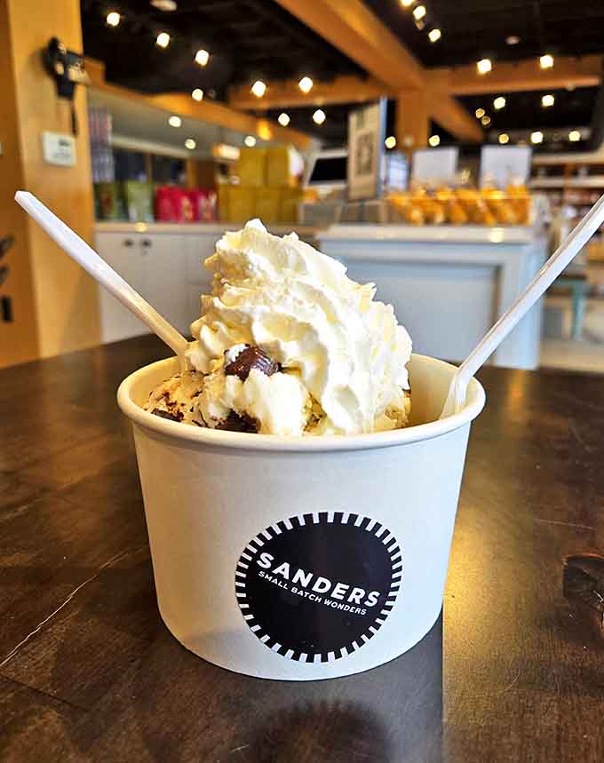 This sundae isn't just eaten &ndash; it's experienced, with layers of flavor that unfold like chapters in the world's most delicious novel.