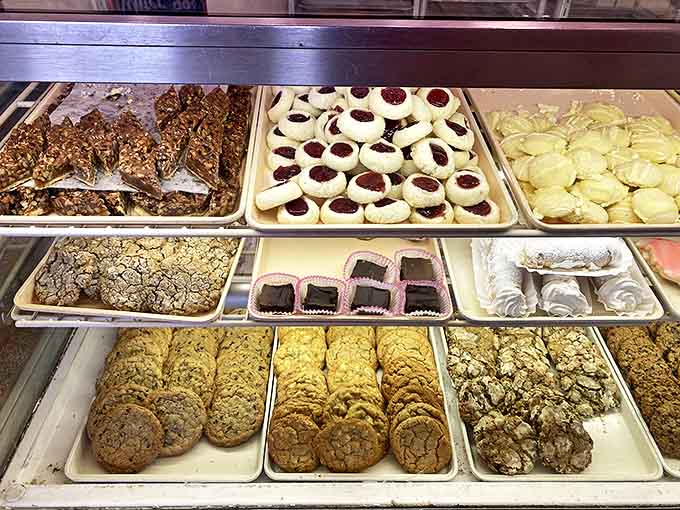 Trays of cookies, pastries and sweet treats stretch as far as the eye can see &ndash; a wonderland of baked goods that makes choosing just one nearly impossible.