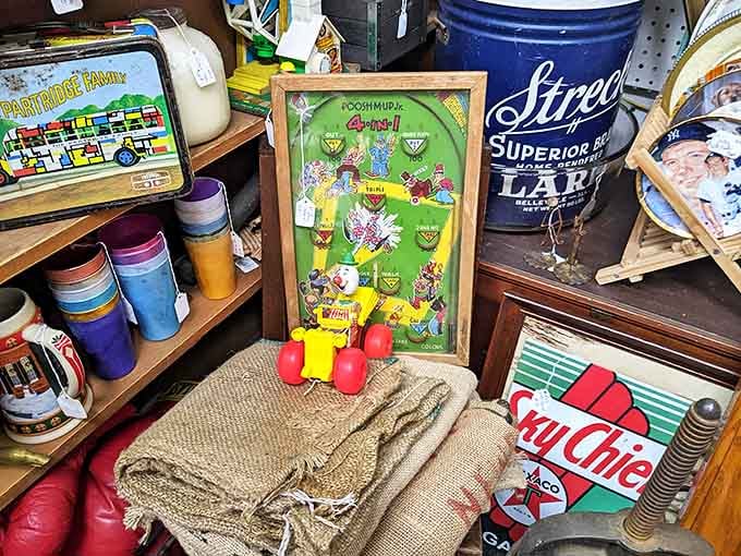 That vintage pinball game isn't just a toy—it's a portal to simpler entertainment, when fun required physical skill and quarters jingling in your pocket.