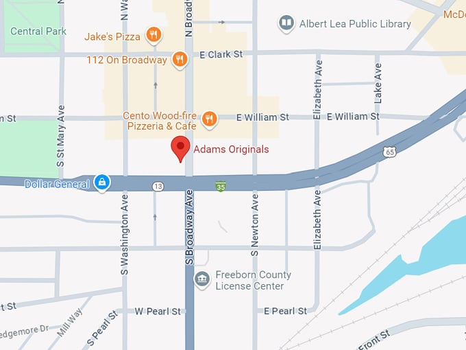 adams originals 10 map