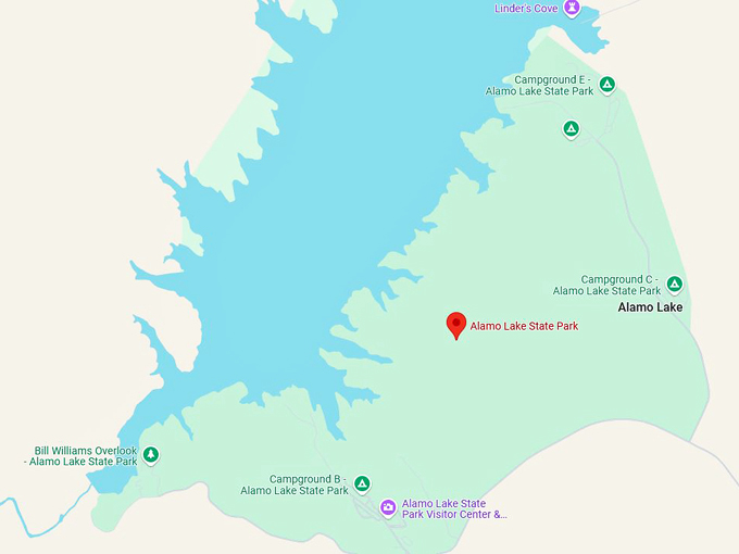 alamo lake state park 10 map