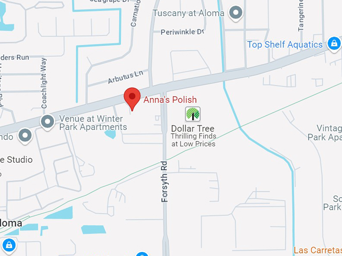 anna&rsquo;s polish restaurant 10 map