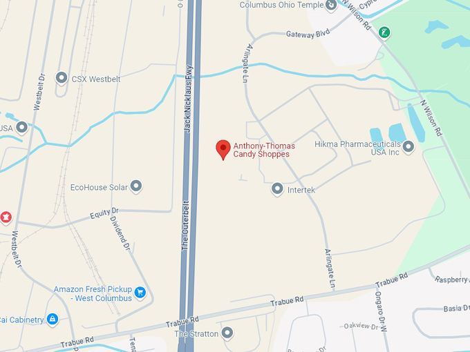 anthony thomas candy company 10 map