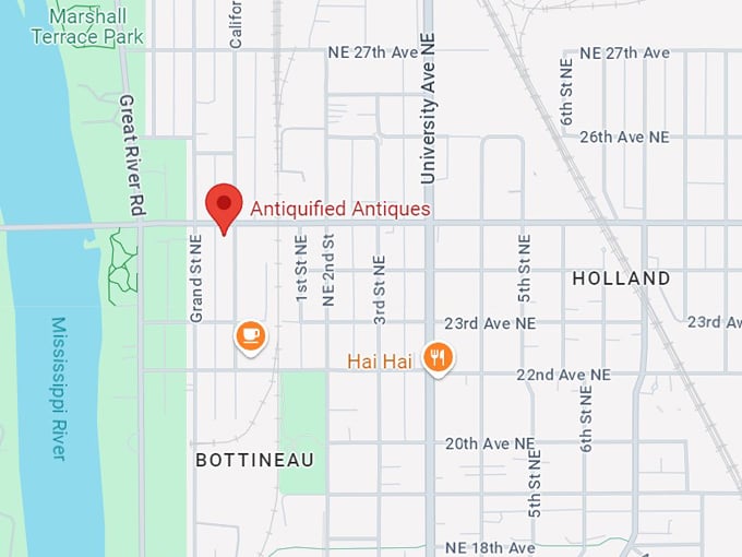 antiquified antiques 10 map