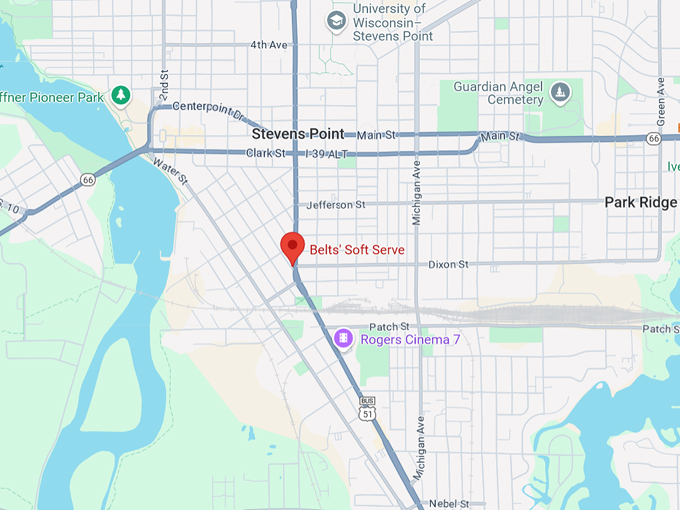 belts' soft serve 10 map