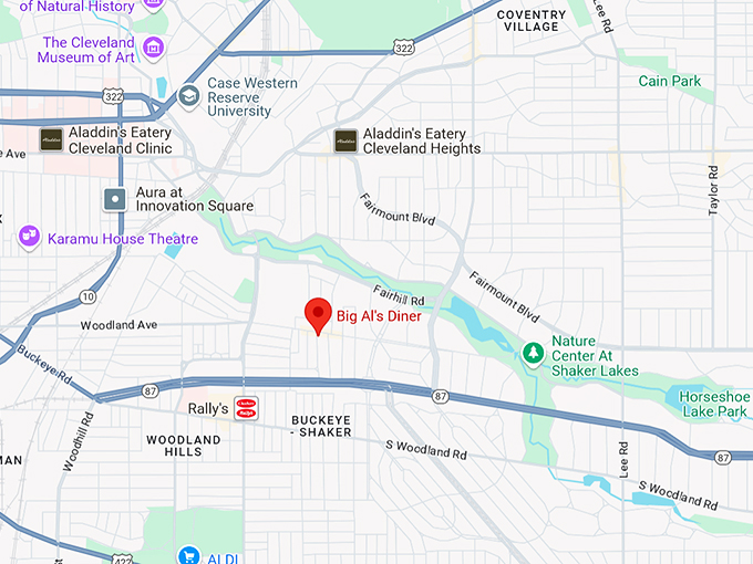 big al's diner 10 map