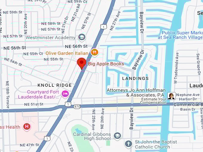 big apple books 10 map