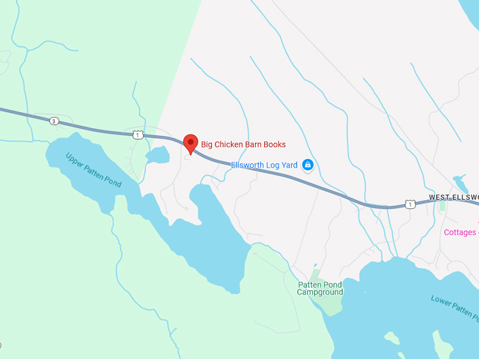 big chicken barn books map