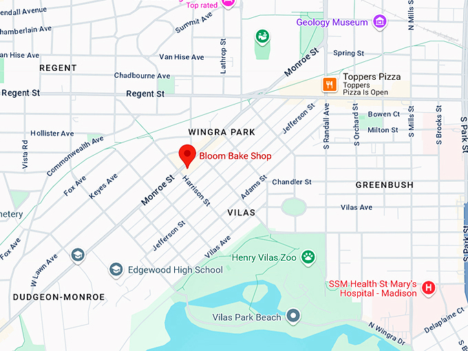 bloom bake shop 10 map