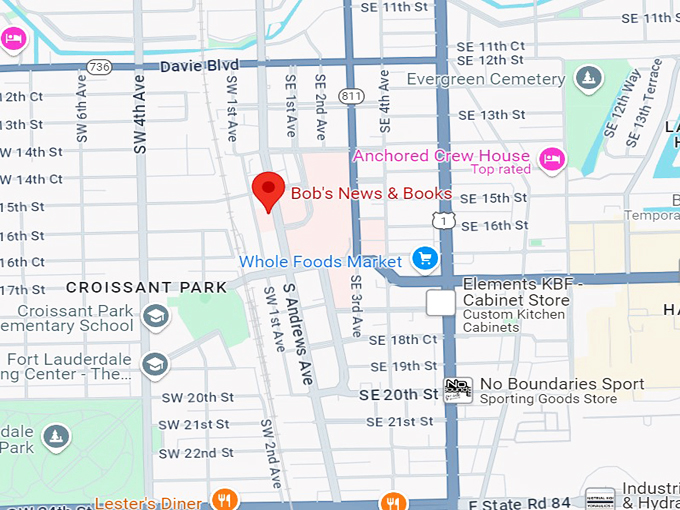 bob's news & books 10 map