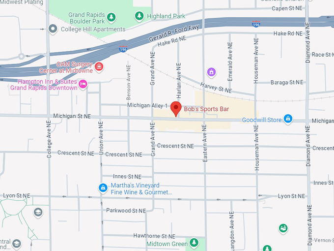 bob's sports bar 10 map