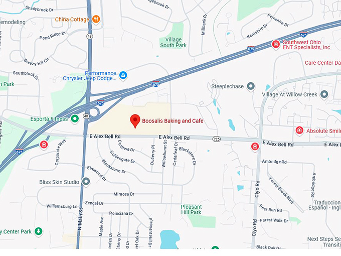 boosalis baking and cafe 10 map