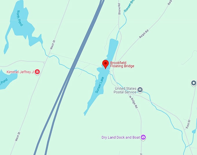 brookfield floating bridge 10 map