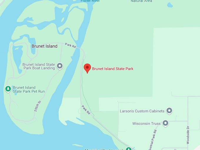 brunet island state park 10 map