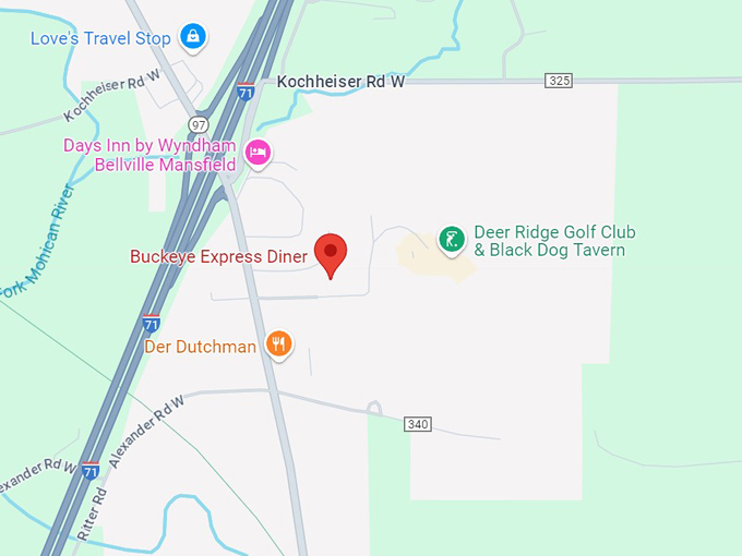 buckeye express diner 10 map