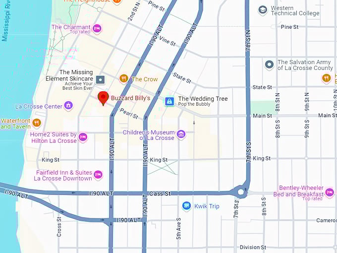 buzzard billy's 10 map