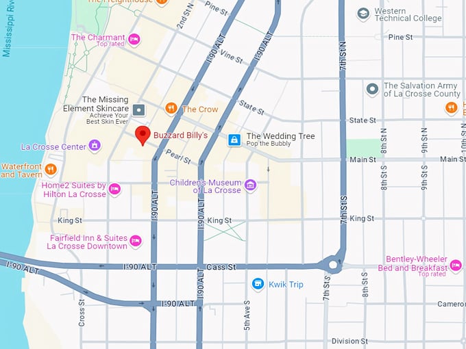 buzzard billy's 10 map