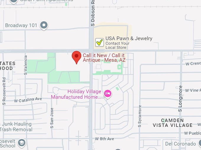 call it new call it antique mesa, az 10 map