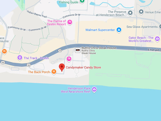 candymaker candy store 10 map