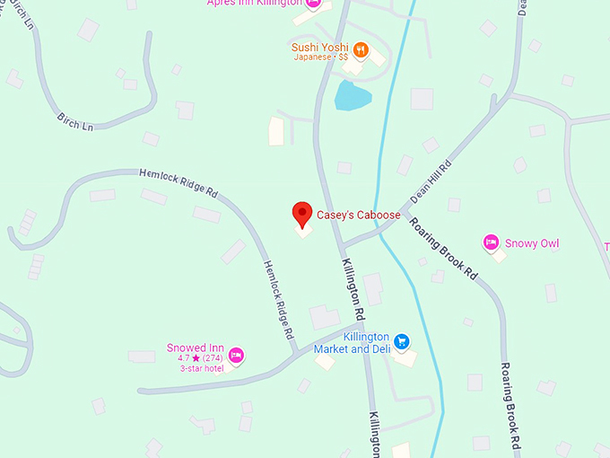 casey's caboose 10 map