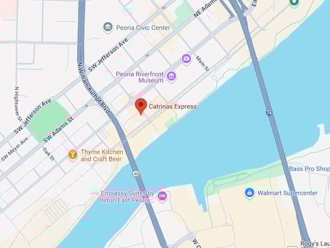 catrina's express 10 map