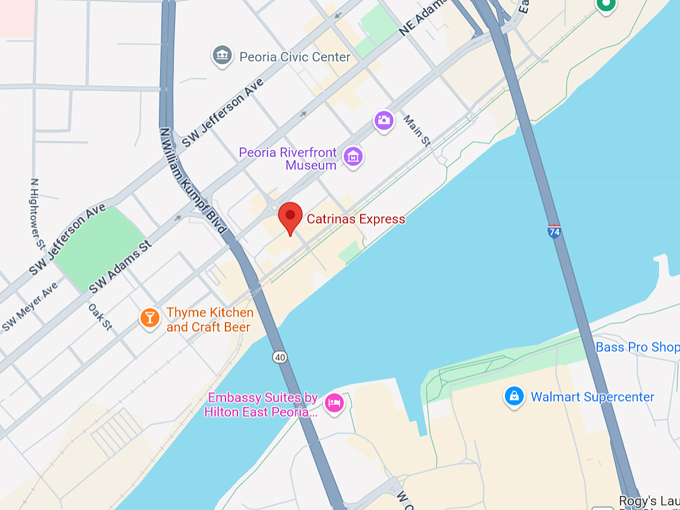 catrina's express 10 map