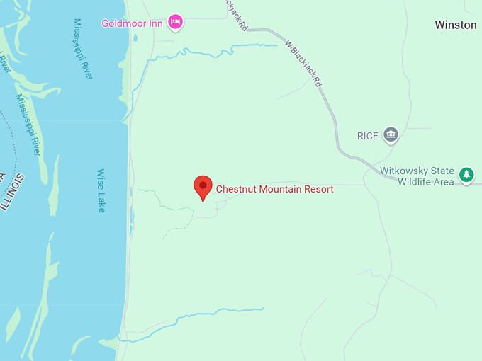chestnut mountain resort map