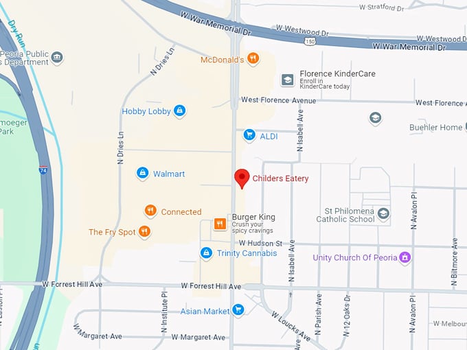 childers eatery 10 map