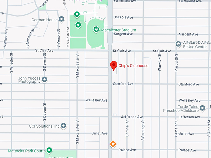 chip&rsquo;s clubhouse 10 map