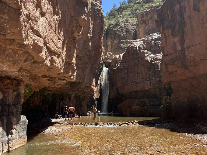 cibecue falls via cibecue creek trail 9