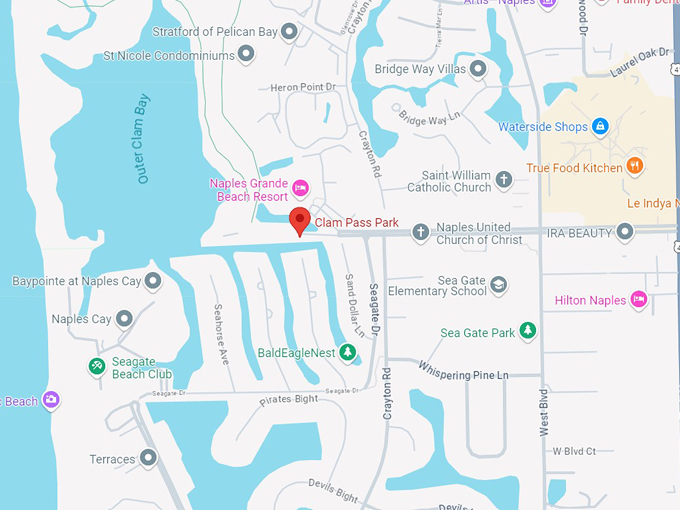 clam pass beach boardwalk 10 map