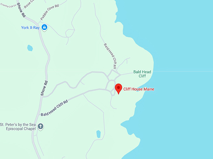 cliff house maine 10 map