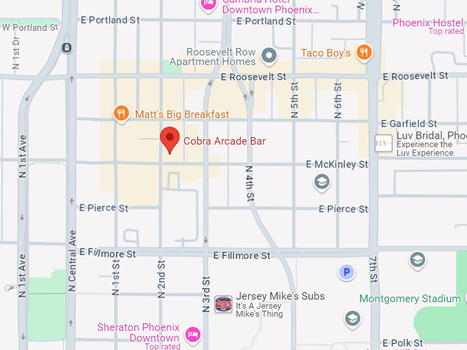 cobra arcade bar 10 map