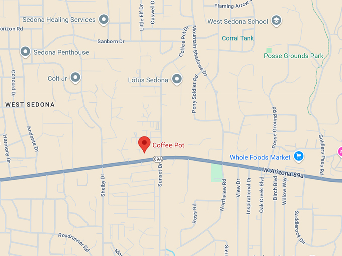 coffee pot restaurant 10 map