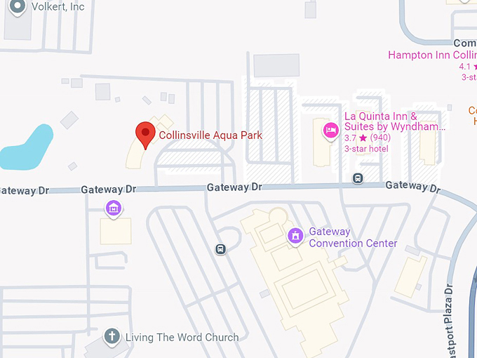 collinsville aqua park 10 map